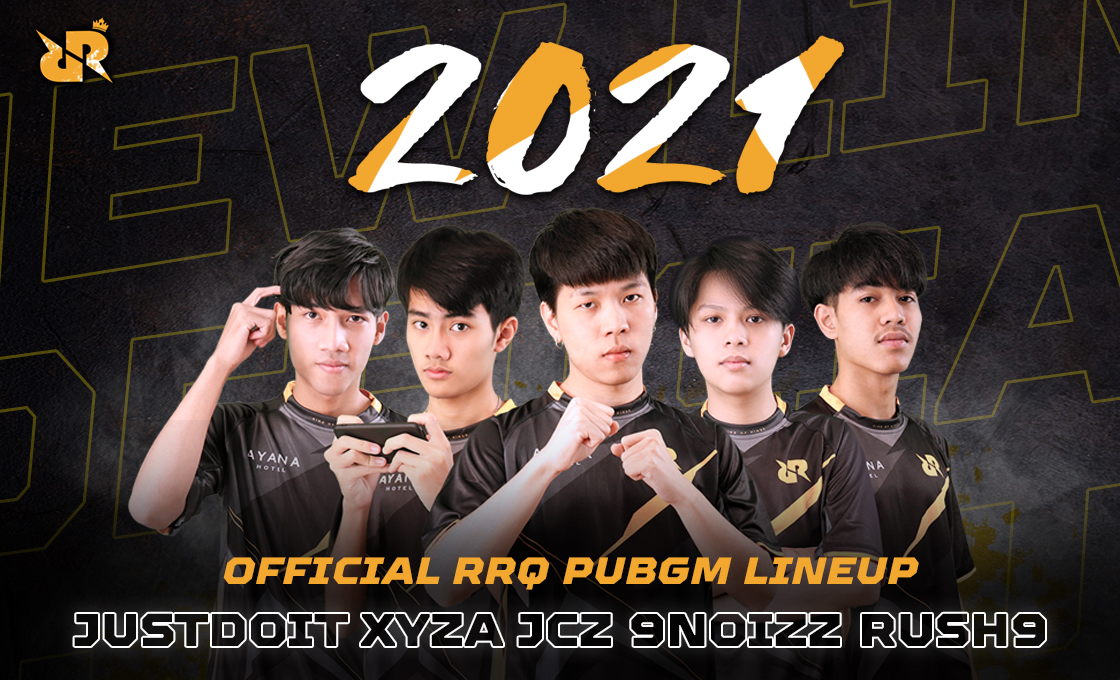 2021 OFFICIAL RRQ PUBGM LINEUP